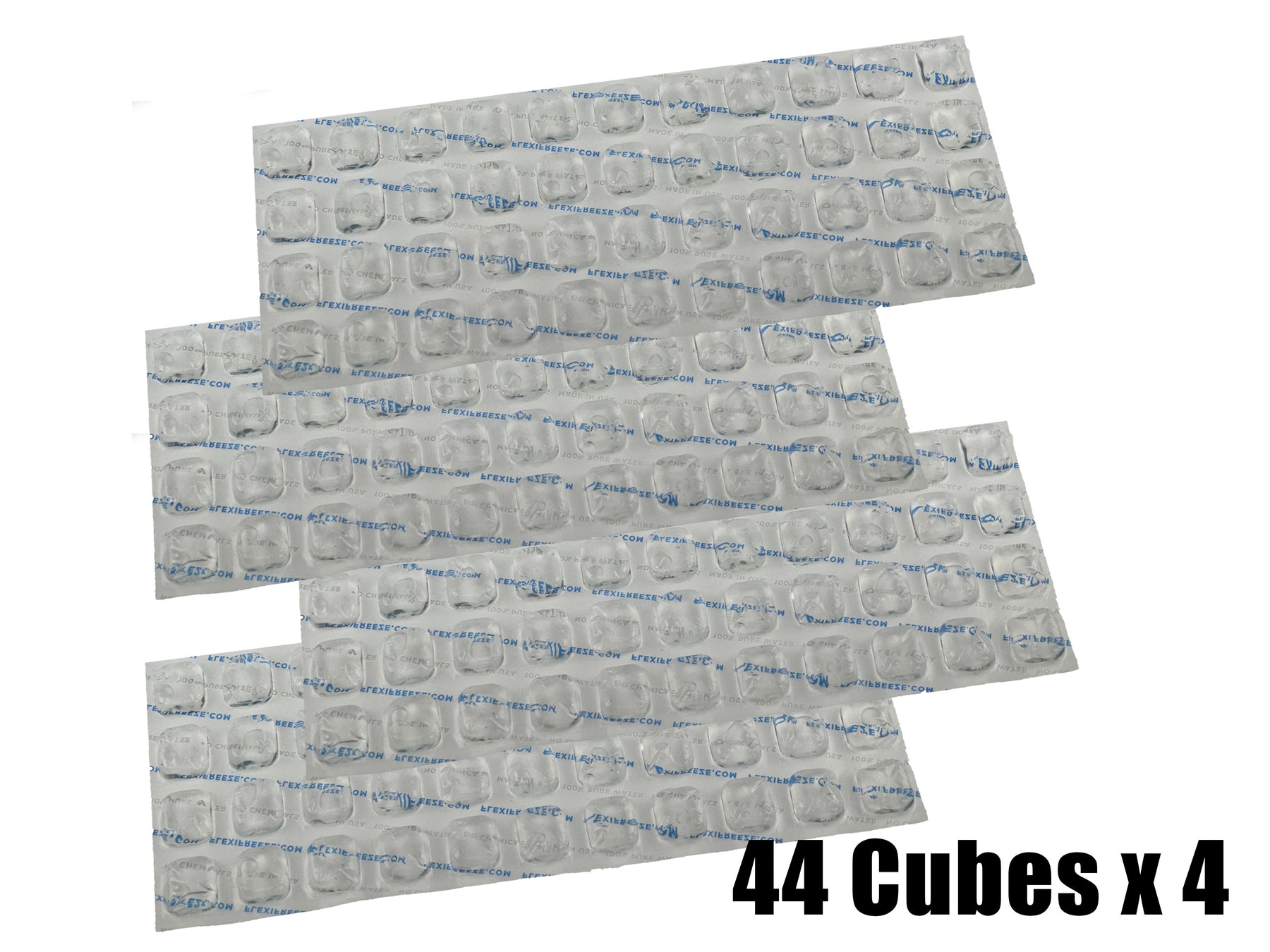 FlexiFreeze ReFreezable Ice Sheets 88 Cubes, Pure Water, Flexible ...